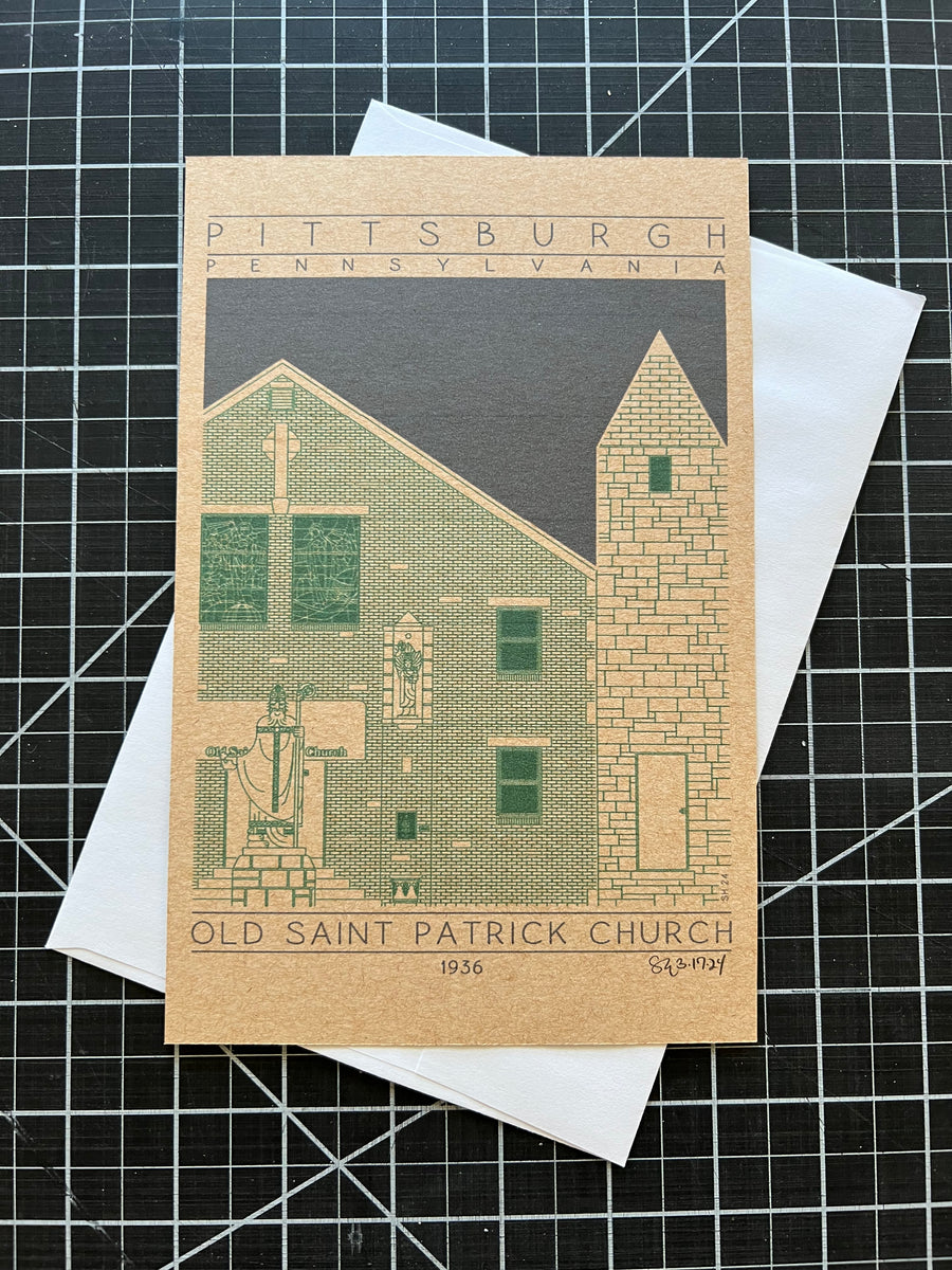 Old Saint Patrick Church - 1936 Green Miniature Digital Print ...