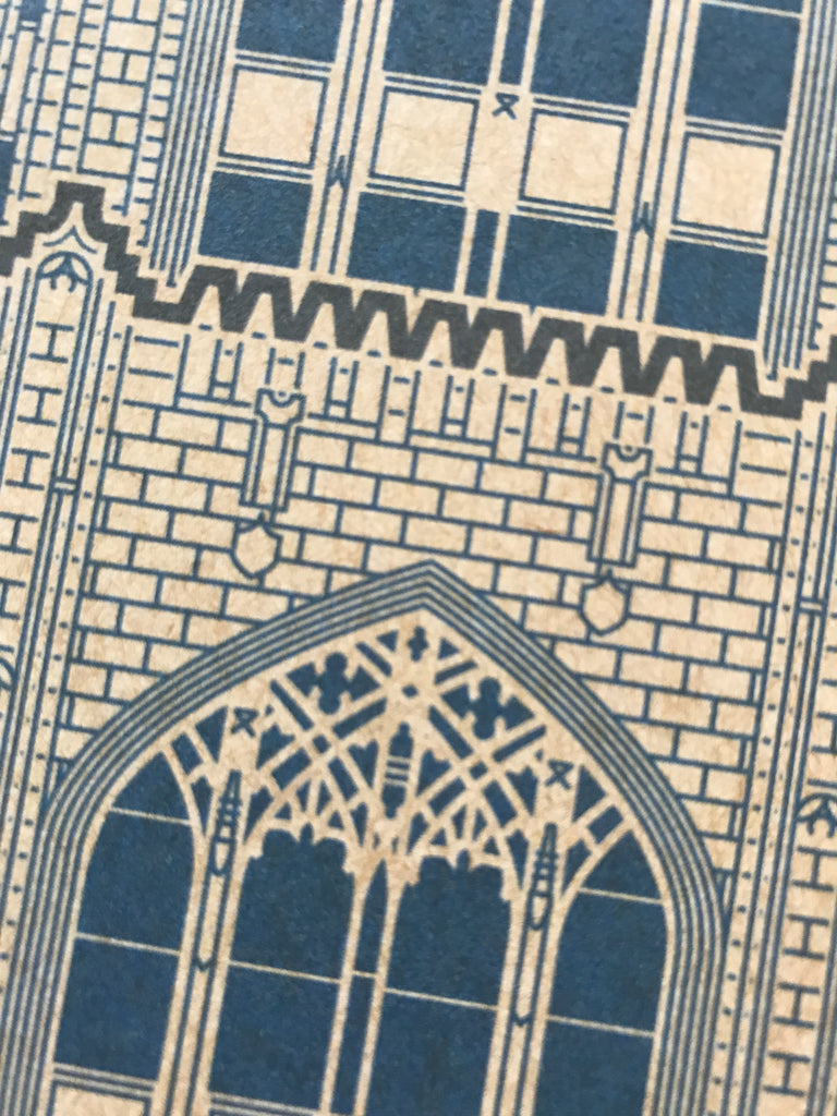 Cathedral of Learning - 1937 Blue Digital Print – Buildings By Shane