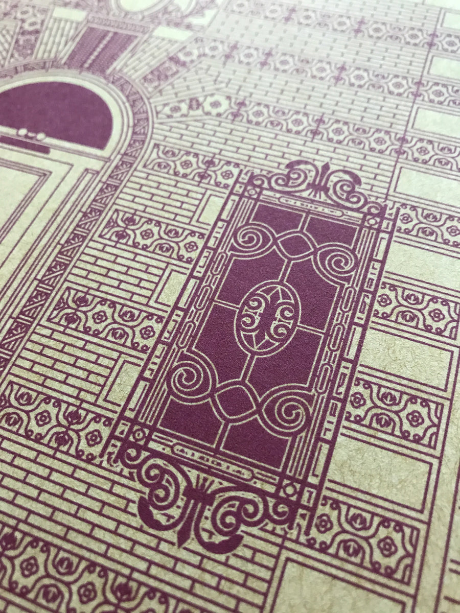 Lawrenceville Carnegie Library - 1898 Purple Digital Print – Buildings ...