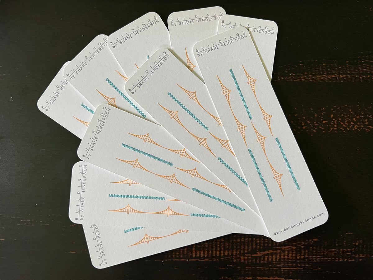 Three Sisters Bookmark – Buildings By Shane