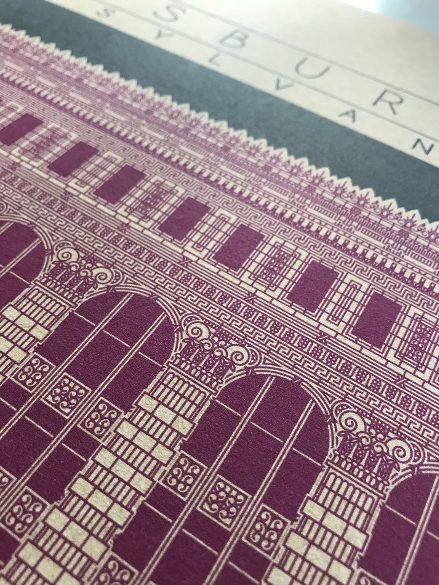 Henry W. Oliver Building - 1910 Purple Digital Print – Buildings By Shane