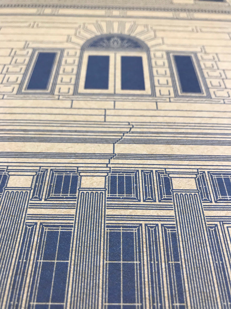 Marius Rousseau House - 1906 Blue Digital Print – Buildings By Shane